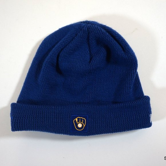 New Era | Accessories | New Era Mlb Milwaukee Brewers Sport Beanie Knit ...